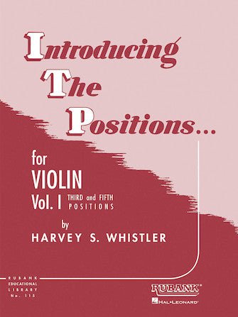 Introducing the Positions for Violin Volume 1 – Third and Fifth Positi