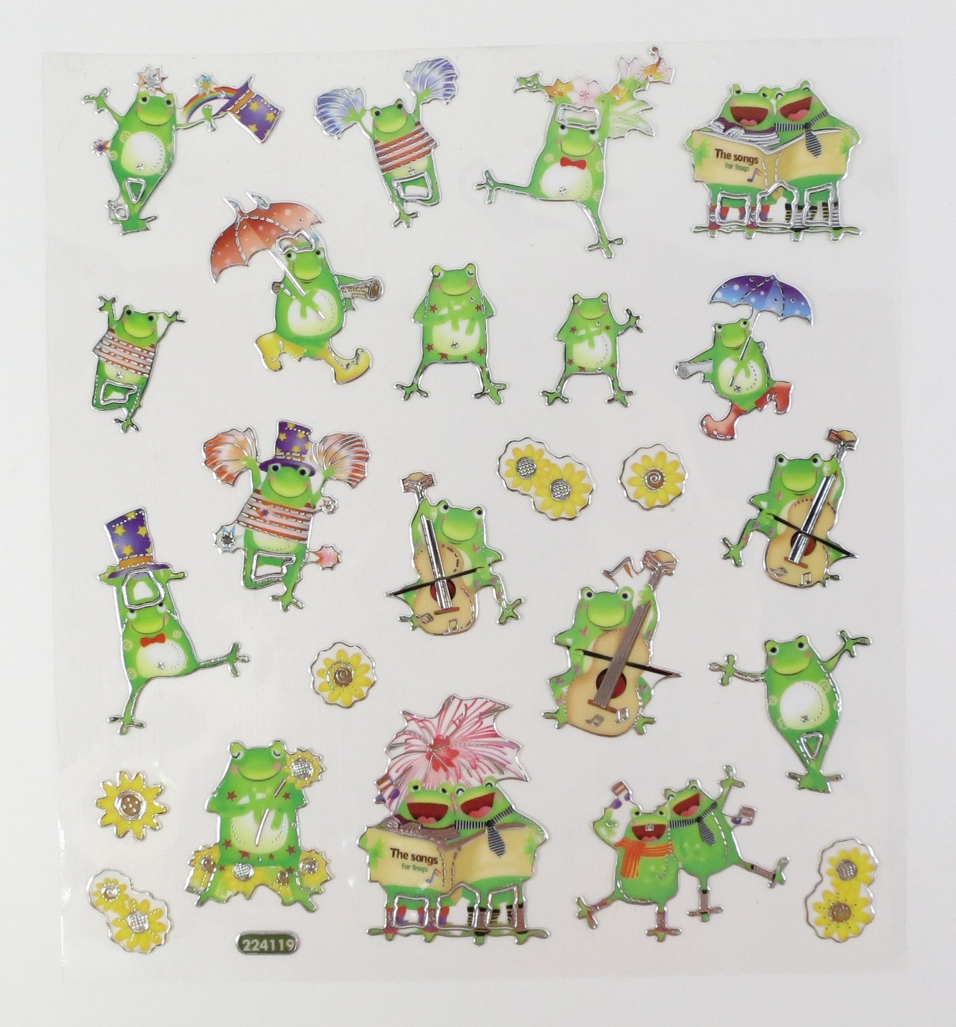 Stickers Frogs Dancing & Singing